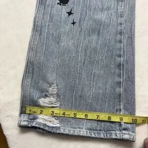PacSun | Jeans | Pac Sun X Playboy Jeans Wide Leg Airbrushed Distressed ...